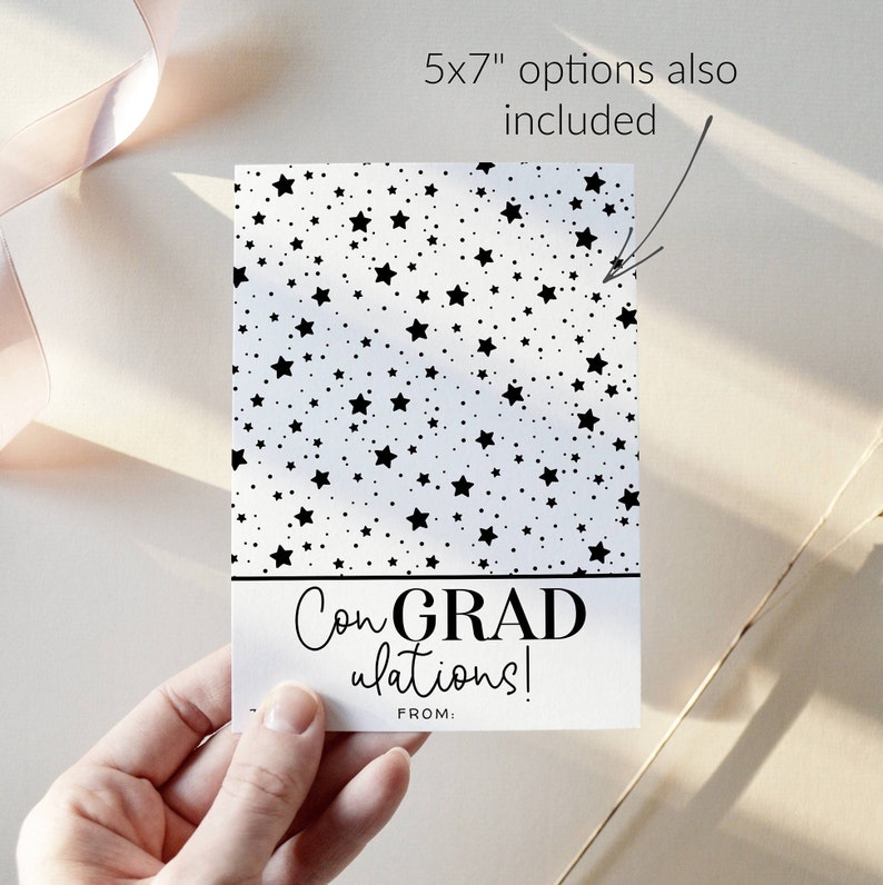 Printable Graduation Mini Cookie Card Congradulations Cookie - Etsy