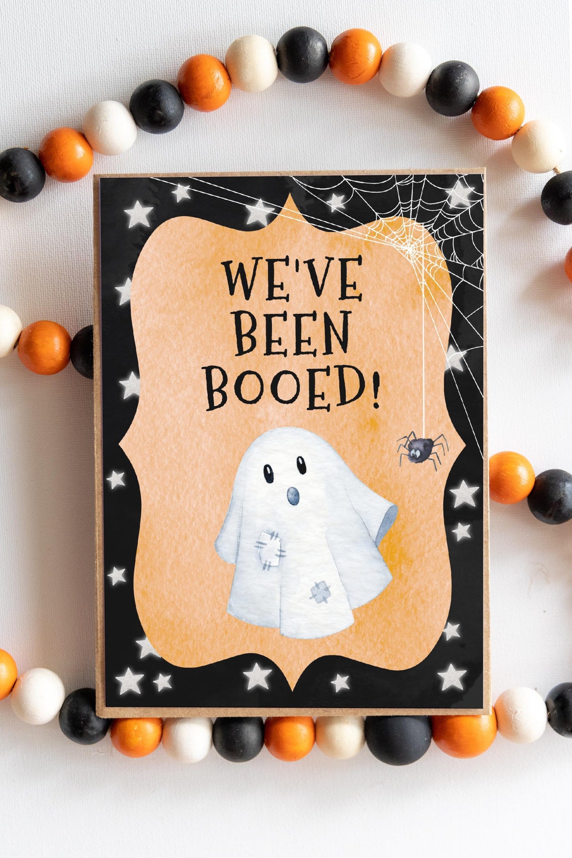 Editable Halloween You've Been Booed Sign Template, Printable We've ...