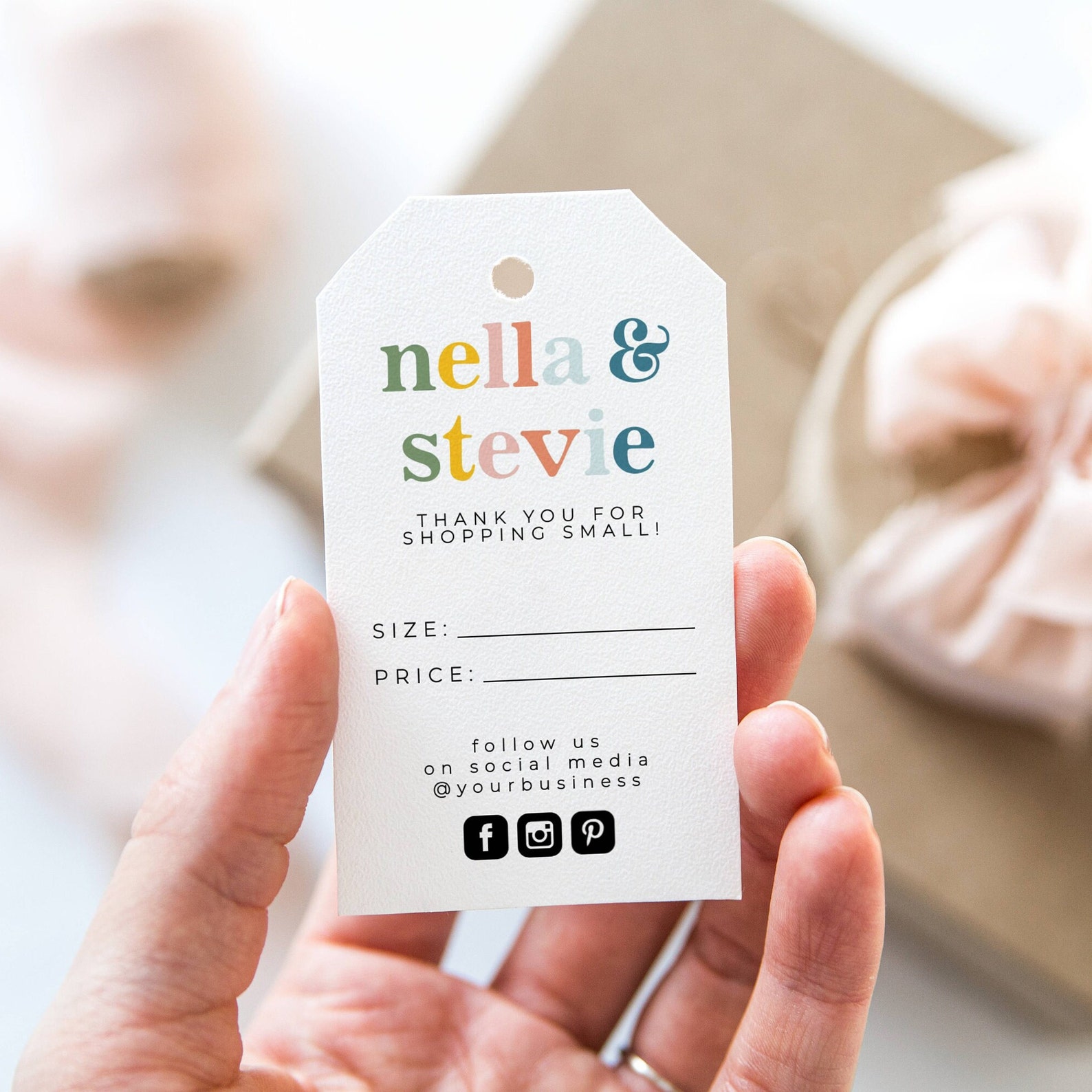 Editable Small Business Price Tag Template Printable - Etsy