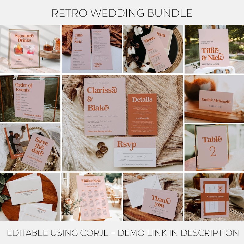 Wedding Invitations Complete Set - Etsy