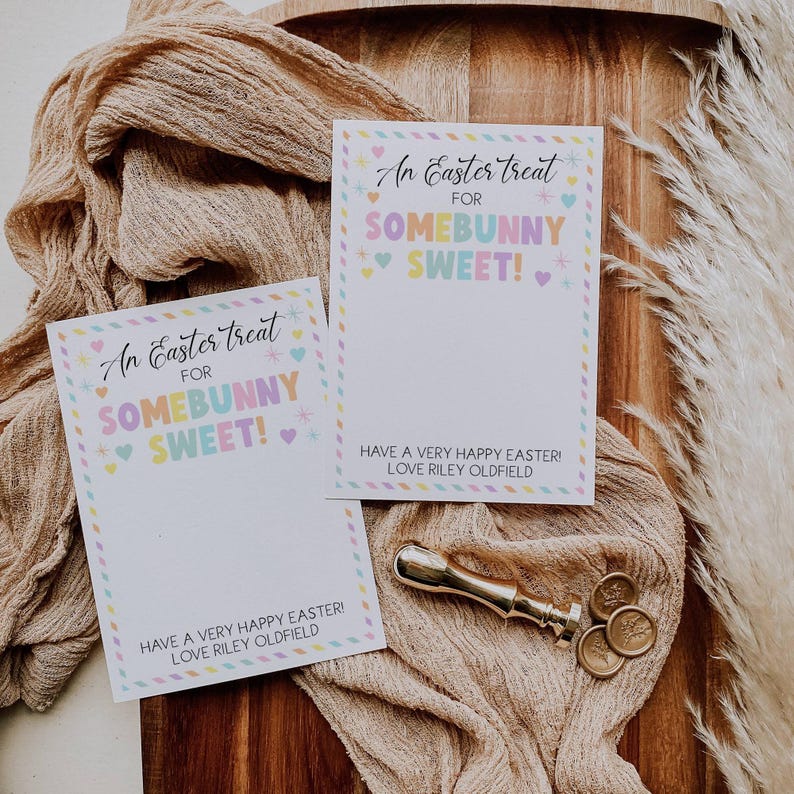 An Easter Treat for Somebunny Sweet Gift Card Holder Template ...