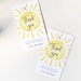 Editable Sun Birthday Favor Tag Template, Printable Little Sunshine ...