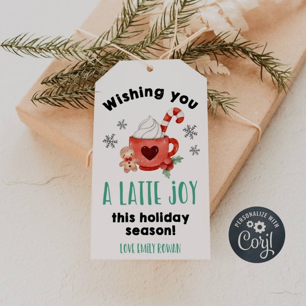 Coffee Favor Tags - Etsy