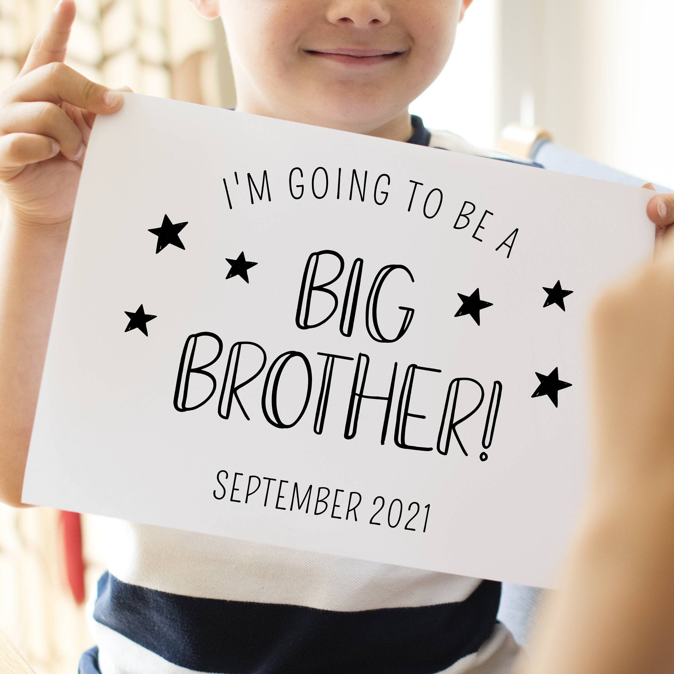 Big Brother Announcement Sign Template Printable Brother - Etsy Australia