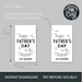 Father's Day Gift Tag Template, Printable Fathers Day Favor Tag, Happy ...