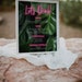 Neon Tropical Bar Menu Template, Printable Beach Destination Wedding ...