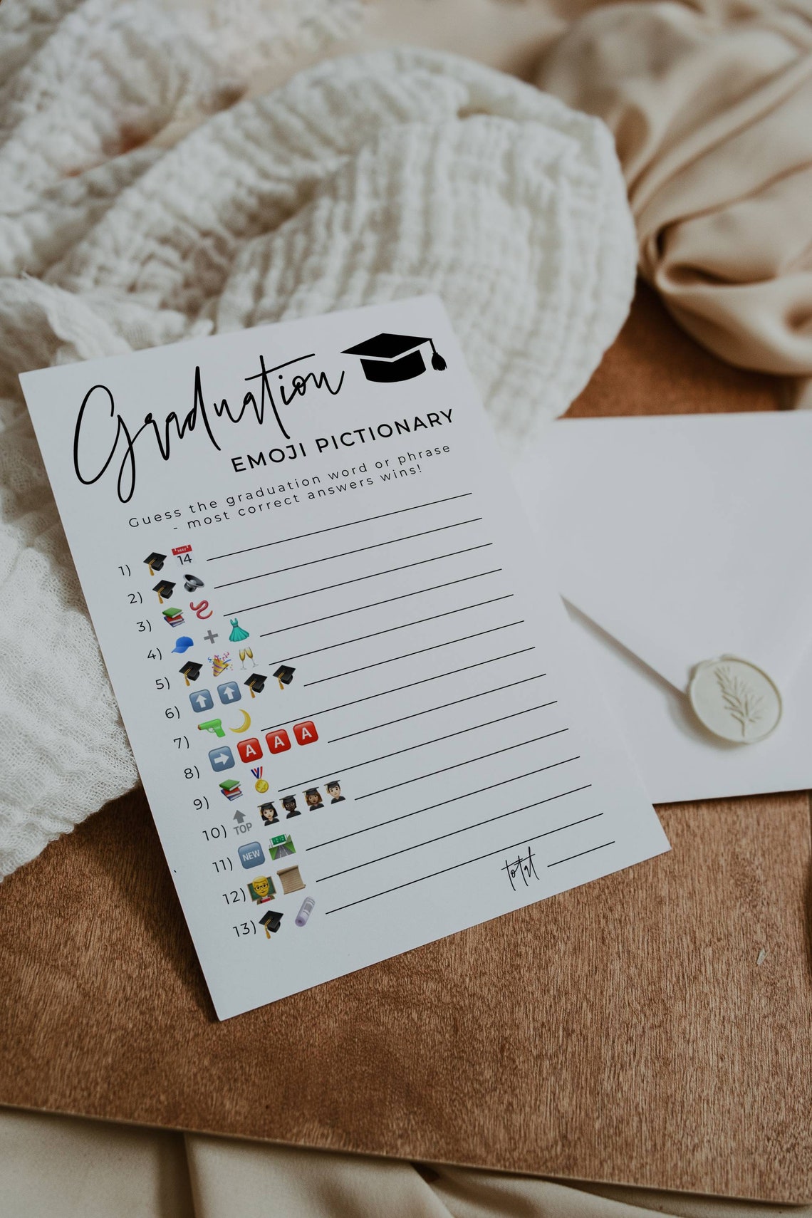 Graduation Emoji Pictionary, Printable Graduate Emoji Guessing Game ...