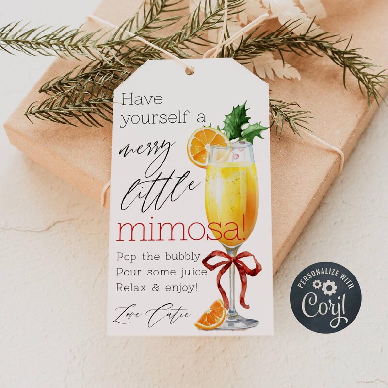 Mimosa Tags - Etsy