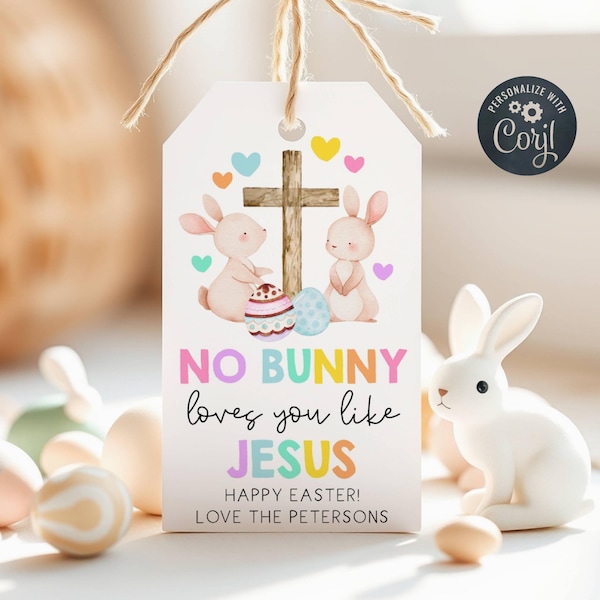 No Bunny Loves You Like Jesus - Etsy