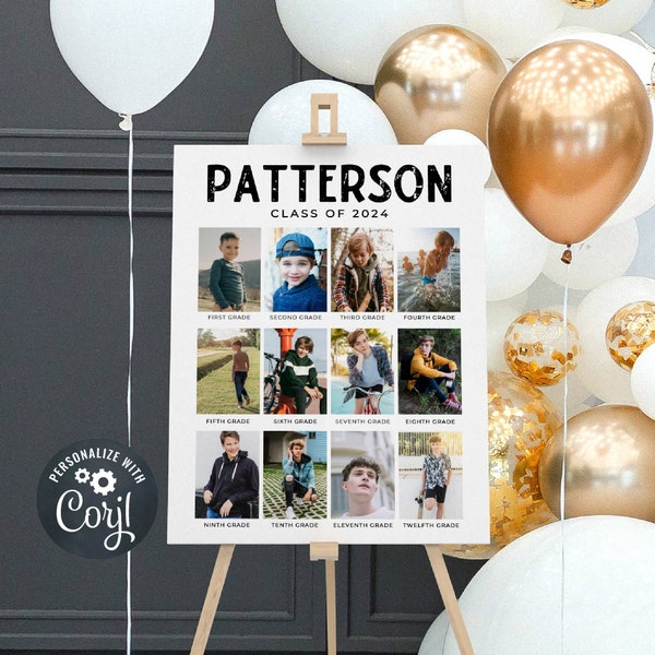 Graduation Poster Picture Template - Etsy