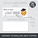 Editable One Smart Cookie Bag Topper Template, Printable Graduation Bag ...