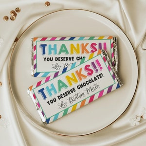 Teacher Appreciation Chocolate Bar Wrapper Template, Printable You ...