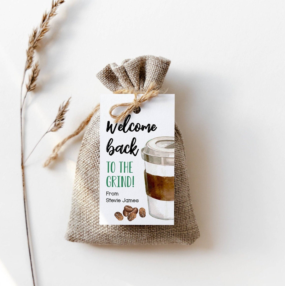 Welcome Back to the Grind Printable Gift Tags Teacher - Etsy