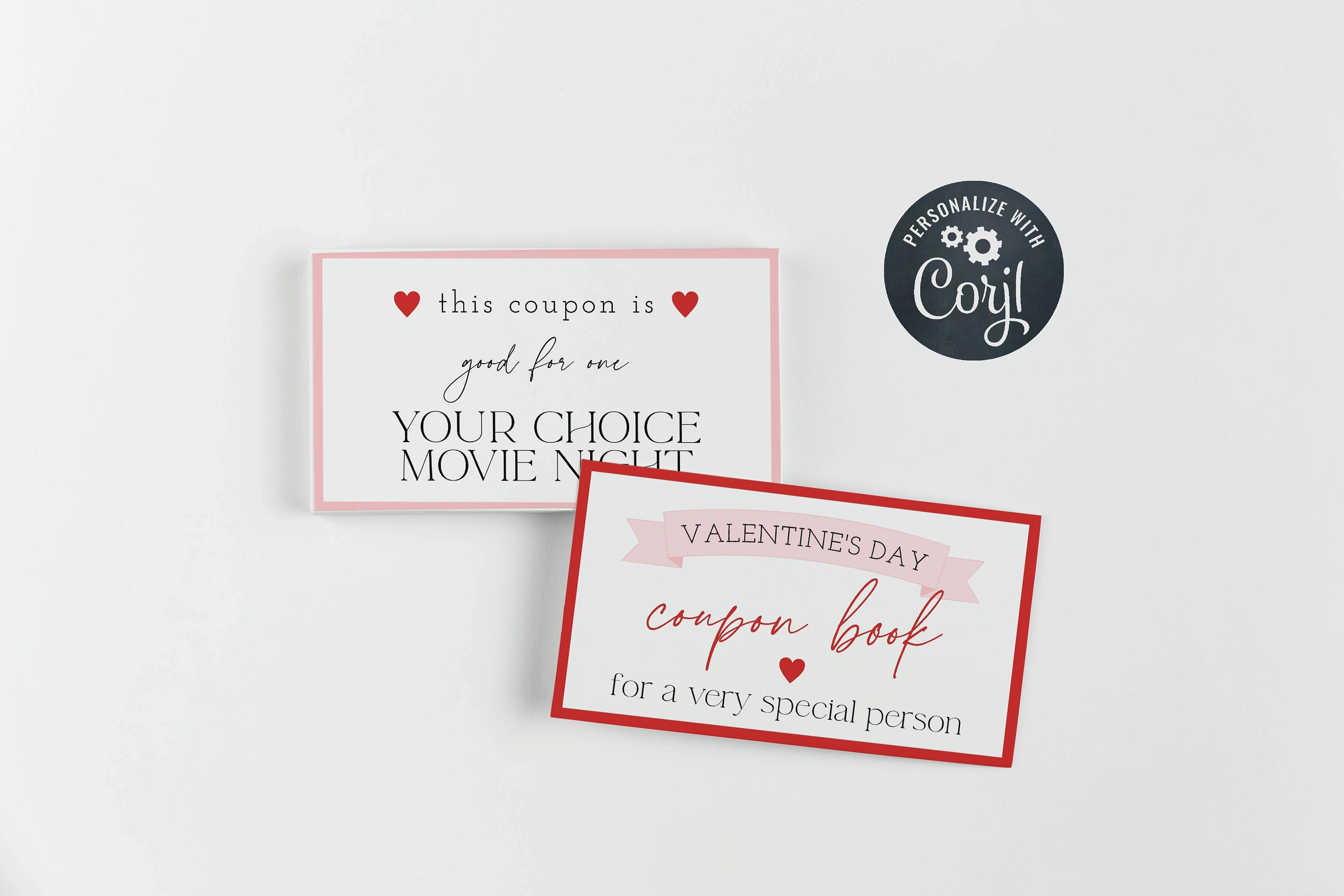 Editable Valentine's Day Coupon Template Printable Love - Etsy