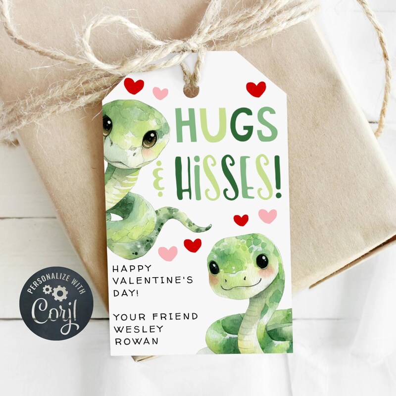Snake Valentines - Etsy
