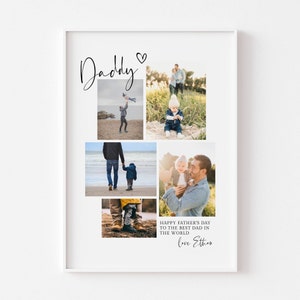 Father's Day Photo Gift Template, Printable Dad Birthday Picture ...