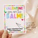 Lip Balm Valentine's Day Card Template, Printable You're the Balm ...