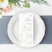Gold Floral First Holy Communion Menu Template, Printable Religious ...