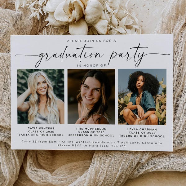 Triplets Graduation - Etsy