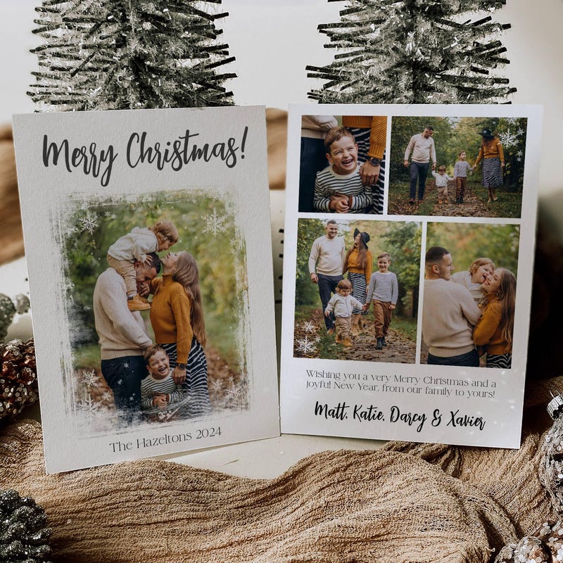 Rustic Holiday Cards - Etsy