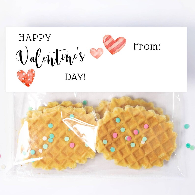 Printable Valentine's Day Treat Bag Toppers, A Little Treat for Someone ...