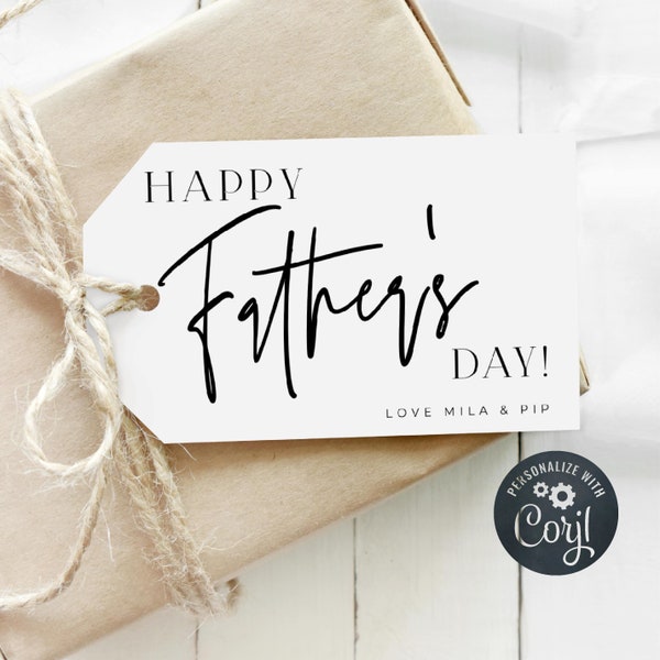 Fathers Day Tag - Etsy