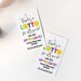 Thanks A Lotto Appreciation Gift Tag Template Printable - Etsy