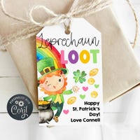 St Patricks Day Stickers, Printable Cookie Tag, Cupcake Topper, Party ...