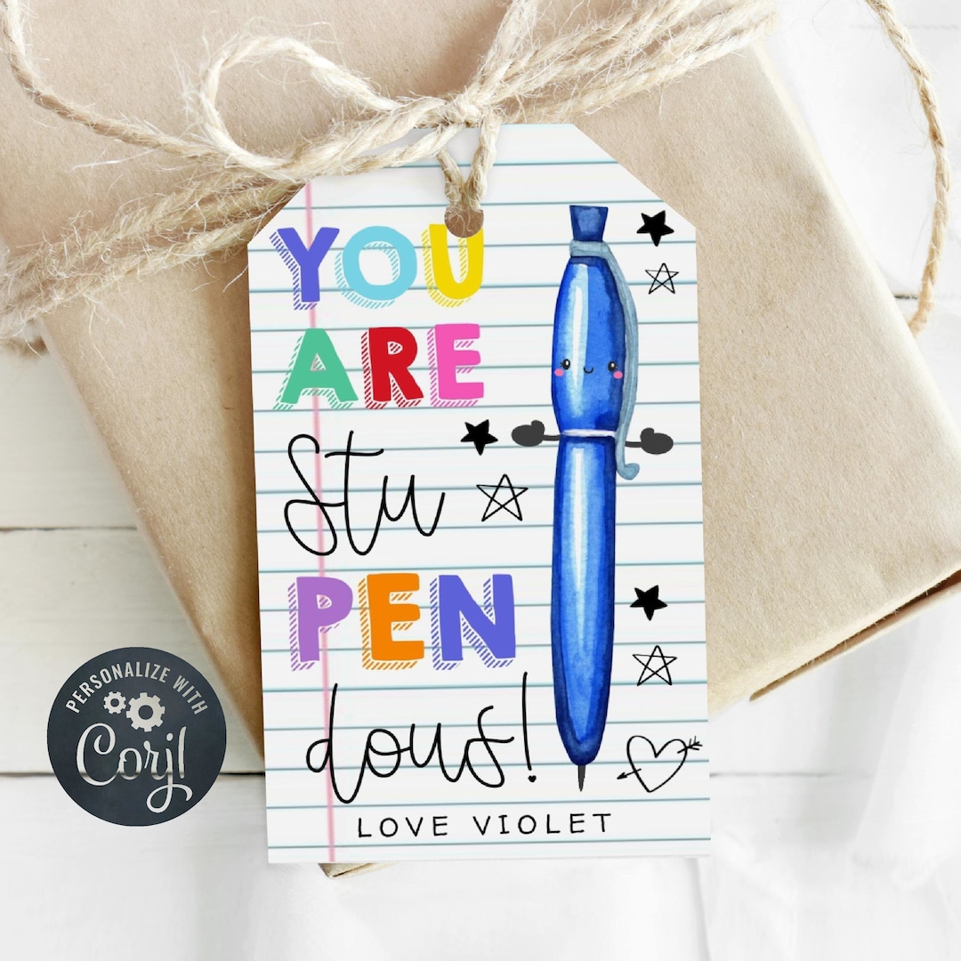 You Are Stupendous Gift Tag Template, Printable Teacher Appreciation ...