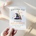 Bewitching Bash Halloween Birthday Invitation Template, Printable Witch ...
