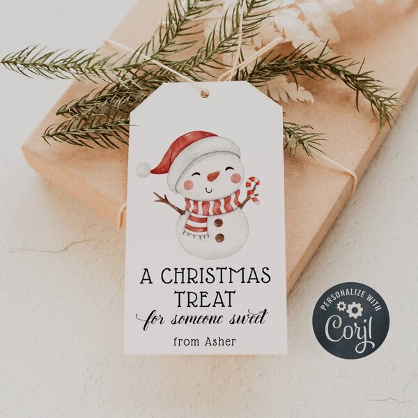 Editable Christmas Tags - Etsy