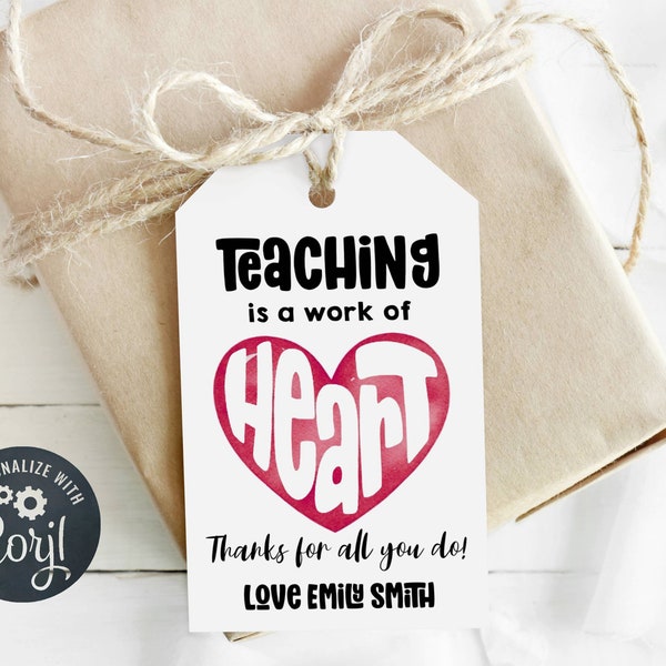 Heart Gift Tags - Etsy