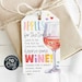 End of Year Teacher Appreciation Wine Gift Tag Template, Printable ...