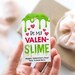 Be My Valen-slime Gift Tag Template, Printable Valentine's Day Slime ...