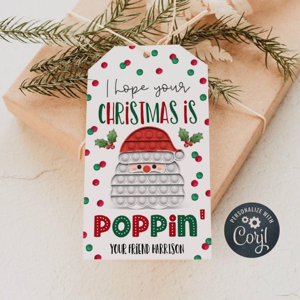 Pop It Gift Tag - 60+ Gift Ideas for 2024