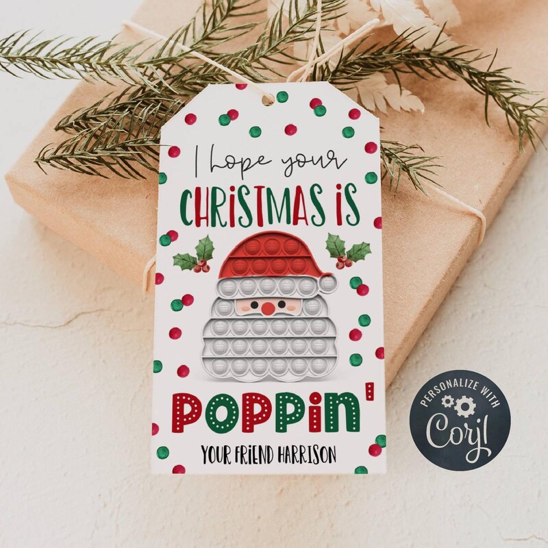 Pop It Gift Tag - 60+ Gift Ideas for 2024