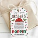 Christmas Pop It Gift Tag Template Printable Poppin' - Etsy