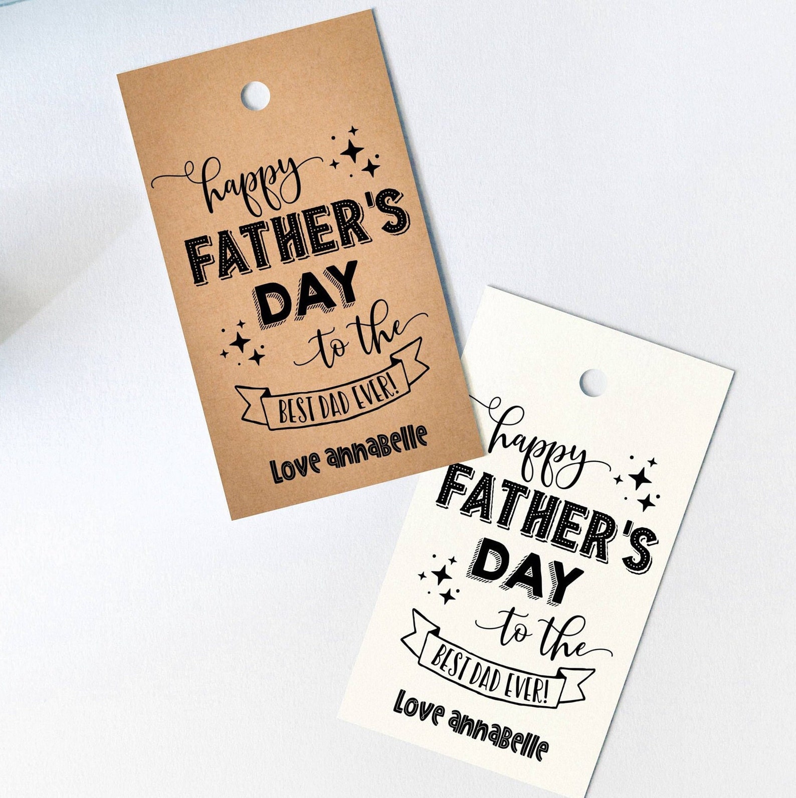 Father's Day Gift Tag Template Printable Fathers Day | Etsy