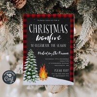 Winter Party Invitation - Etsy