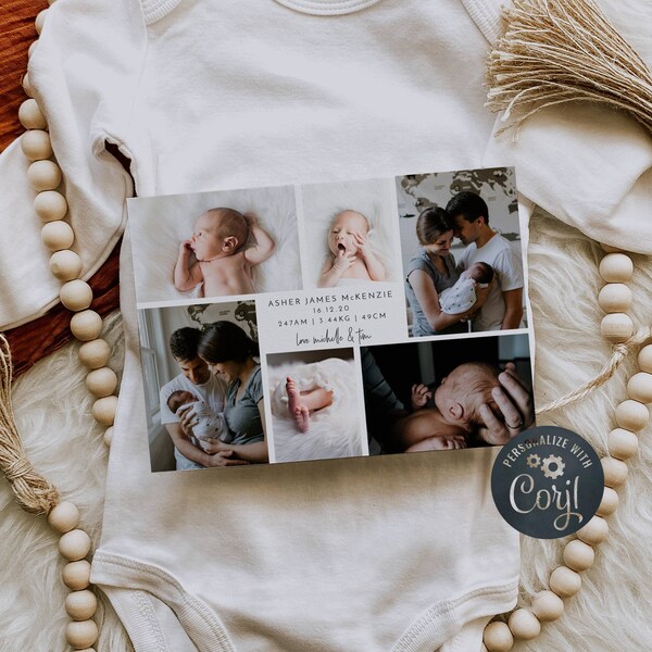 Pregnancy Photo Collage - Etsy