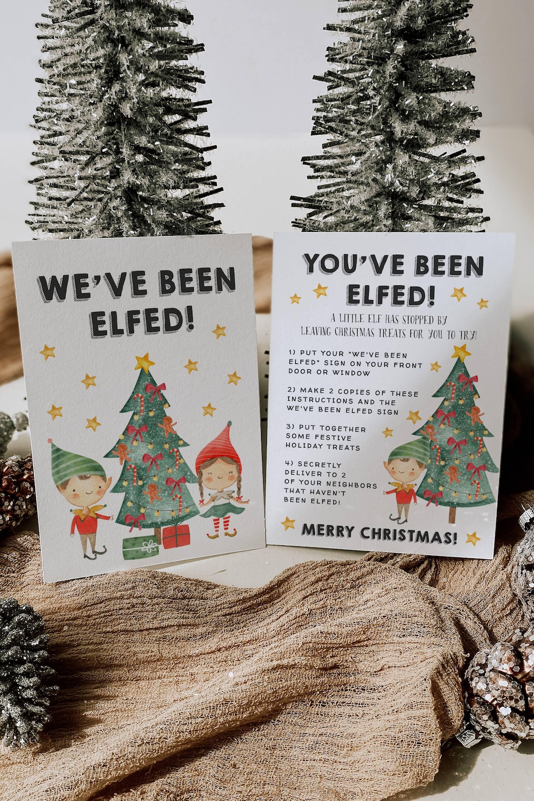 Editable You've Been Elfed Game Template, Printable We've Been Elfed ...