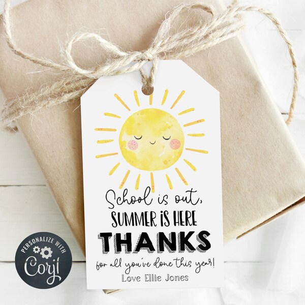 Sunshine Teacher Appreciation Printable - Etsy