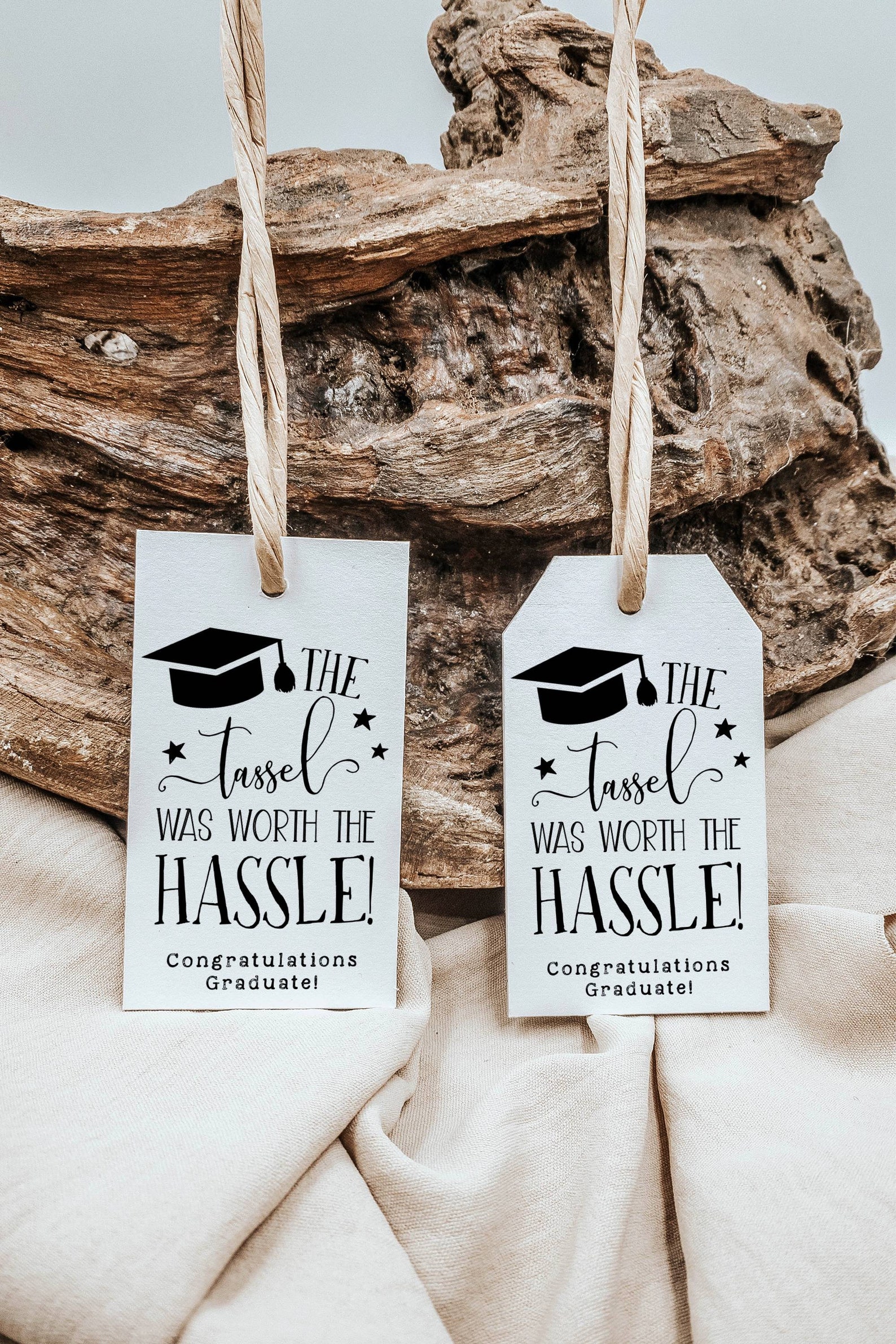 Graduation Gift Tag Template, Printable the Tassel Was Worth the Hassle ...