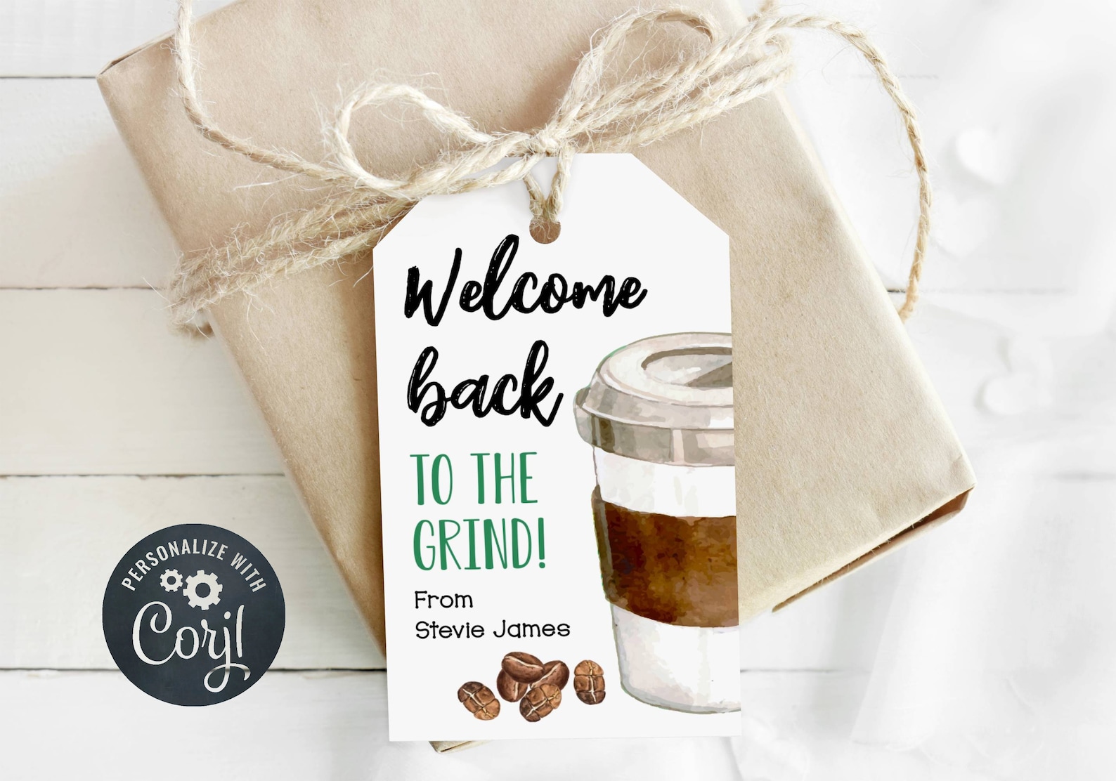 Welcome Back to the Grind Printable Gift Tags Teacher - Etsy Canada