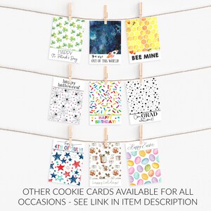Printable Easter Eggs Mini Cookie Card, Colorful Easter Eggs Cookie Tag ...