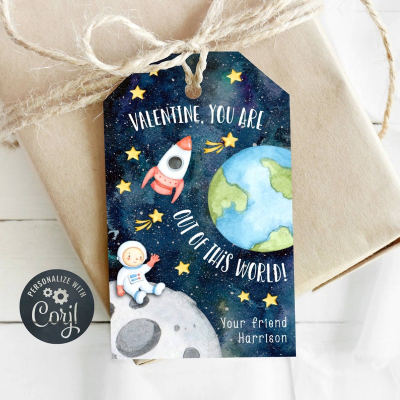 Space Valentine - Etsy