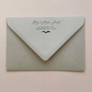 Editable Halloween Envelope Template, Printable Spooky Bats Envelope ...