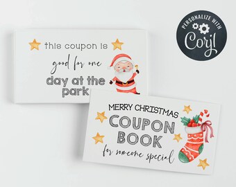 Christmas Coupon Book for Kids Thoughtful Gift (Instant Download) - Etsy