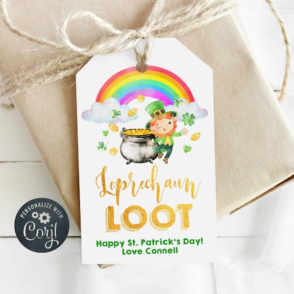Leprechaun Bait Tag - Etsy