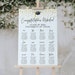 Graduation Seating Chart Template, Printable Congratulations Graduate ...